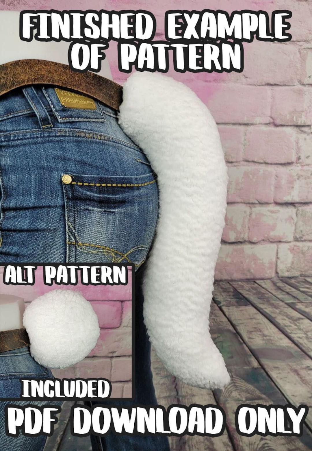 DIY Sheep Tail - PDF Pattern - Etsy