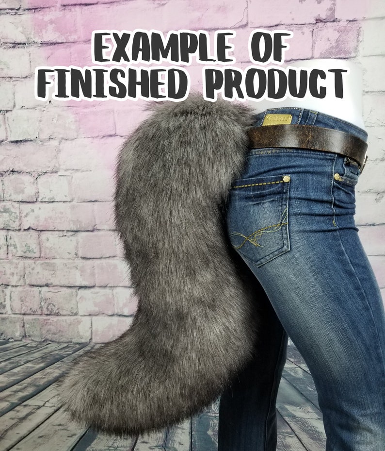 DIY Wolf Tail PDF Pattern Etsy UK diy-wolf-tail-pdf-pattern-etsy-uk