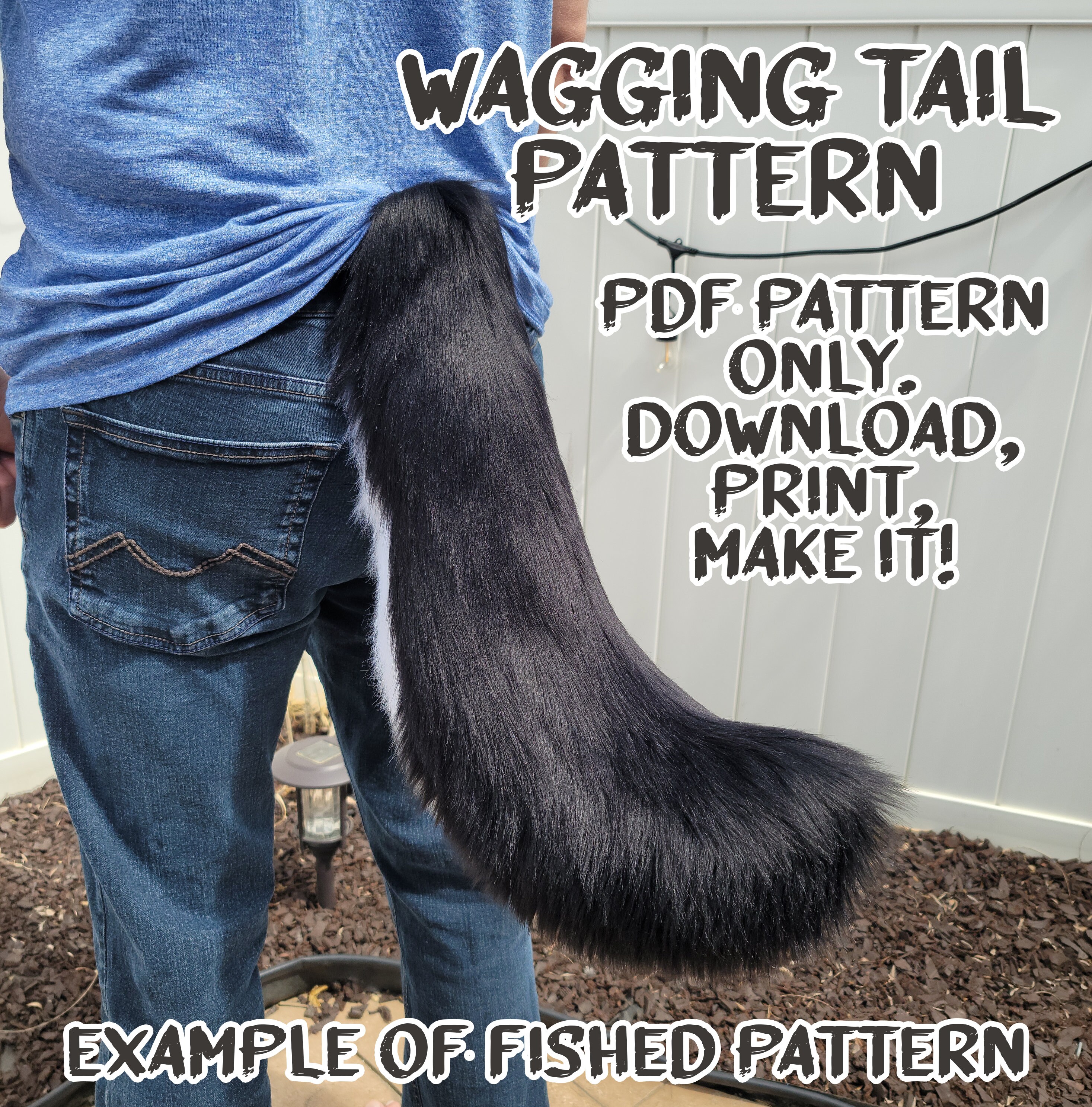DIY Wagging Tail - PDF Pattern - Etsy