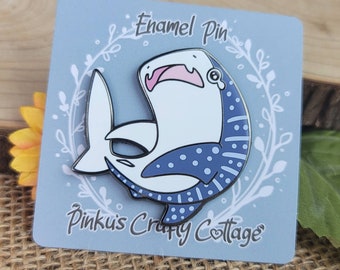 Happy Whale Shark Enamel Pin - Etsy