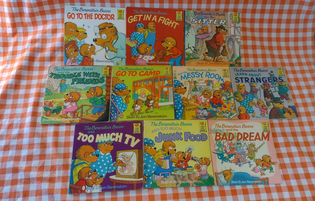 Vintage the Berenstain Bears Book Collection, Lot of 10 Books - Etsy