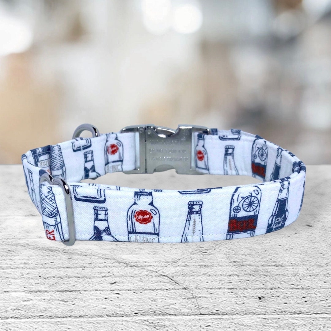 Hipster Homebrew Craft Beer Adjustable Dog Collar - Etsy