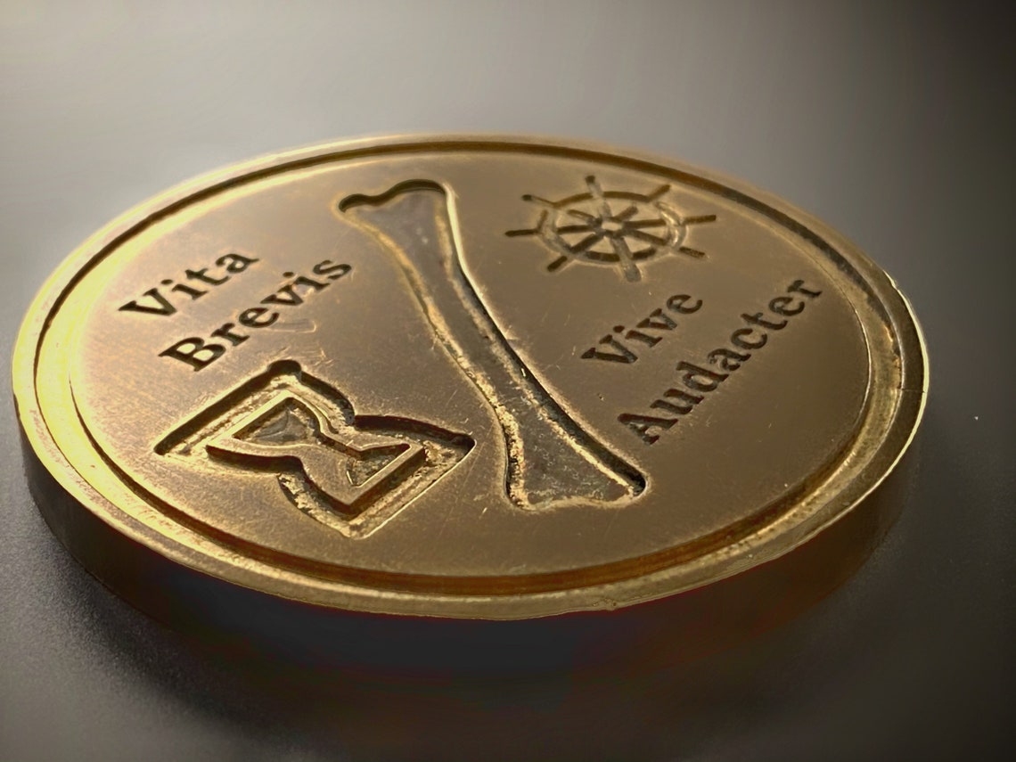 Scale Of Life Token EDC Pocket Fidget Worry Stone Challenge | Etsy