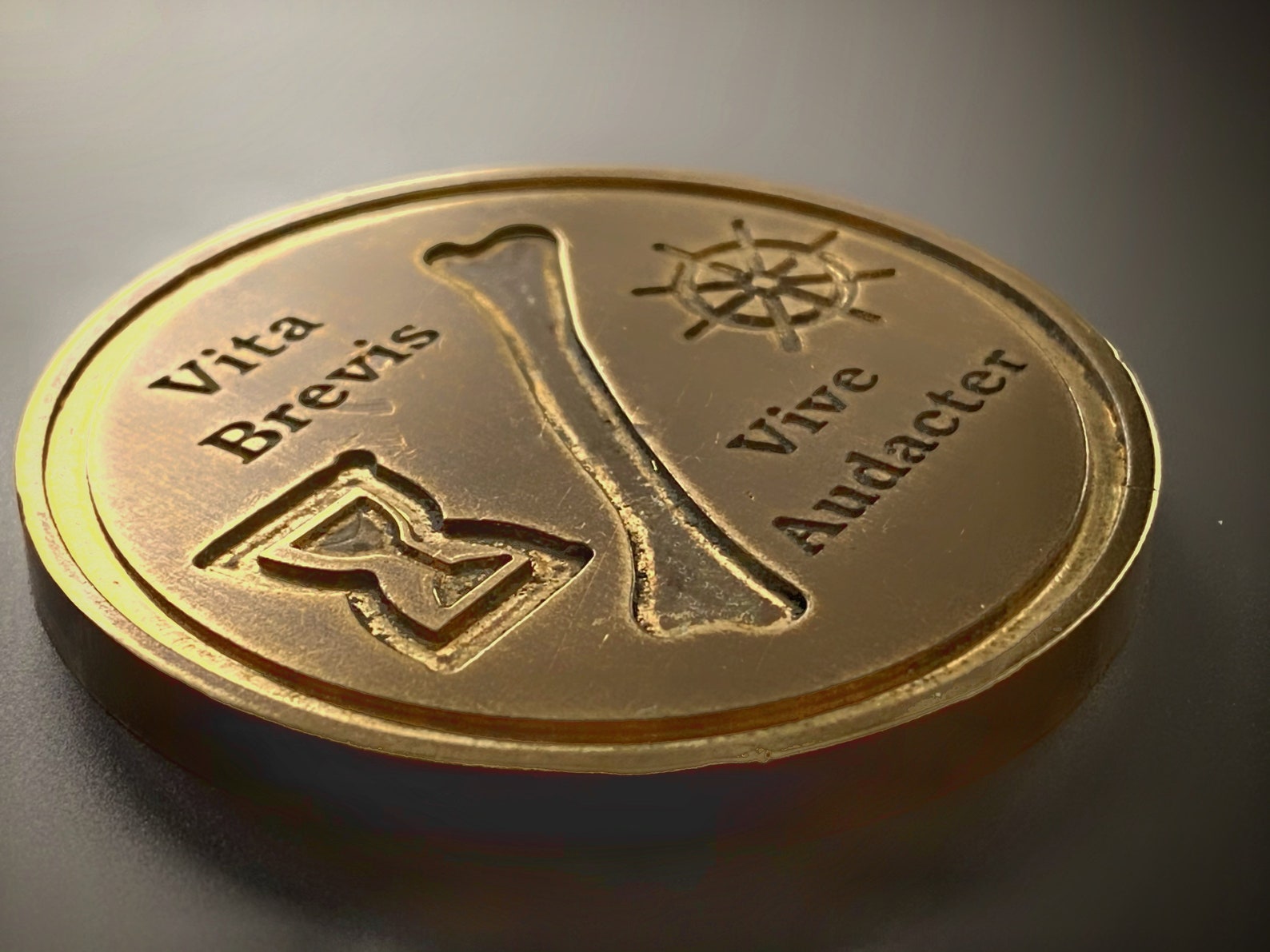 Scale of Life Token EDC Pocket Fidget Worry Stone Challenge - Etsy