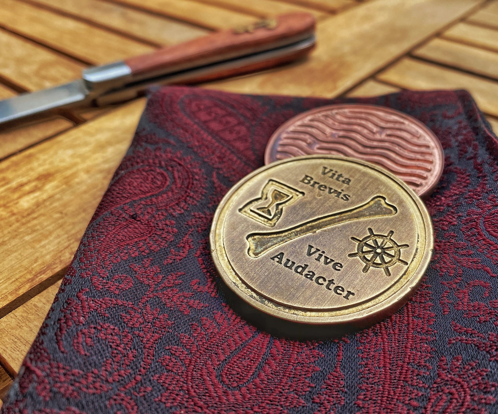 Scale of Life Token EDC Pocket Fidget Worry Stone Challenge - Etsy