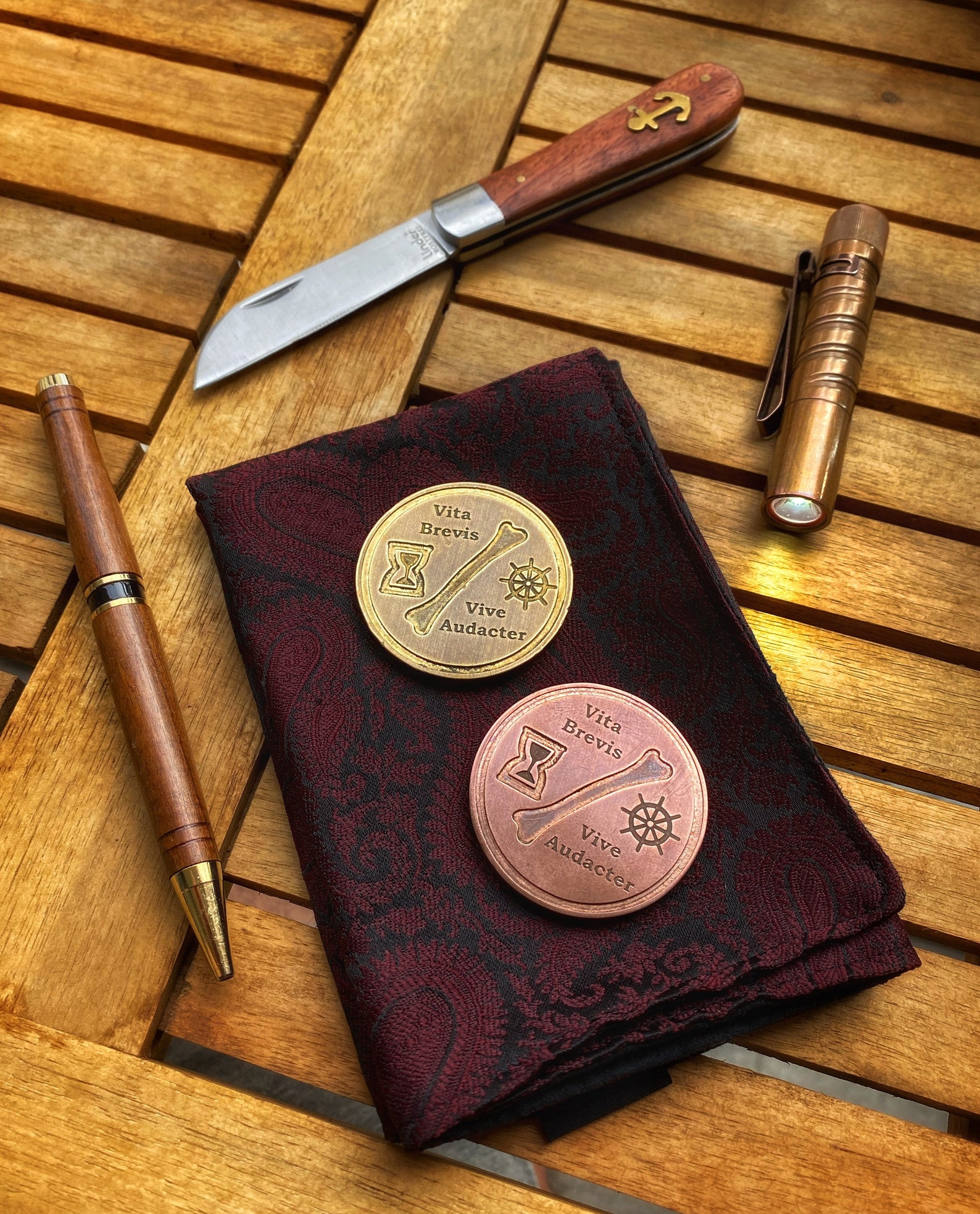 Scale of Life Token EDC Pocket Fidget Worry Stone Challenge - Etsy