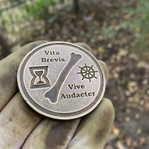 Scale of Life Token - EDC Pocket Fidget Worry Stone Challenge Coin ...