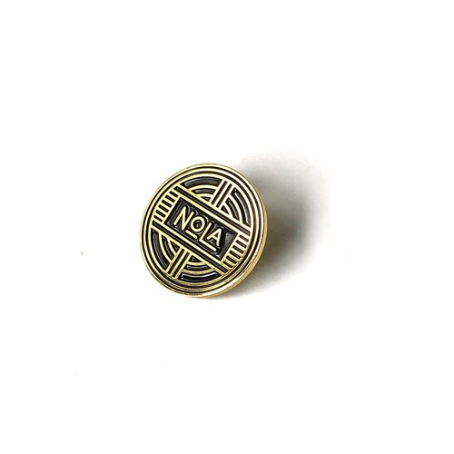NOLA Circle Enamel Pin New Orleans - Etsy