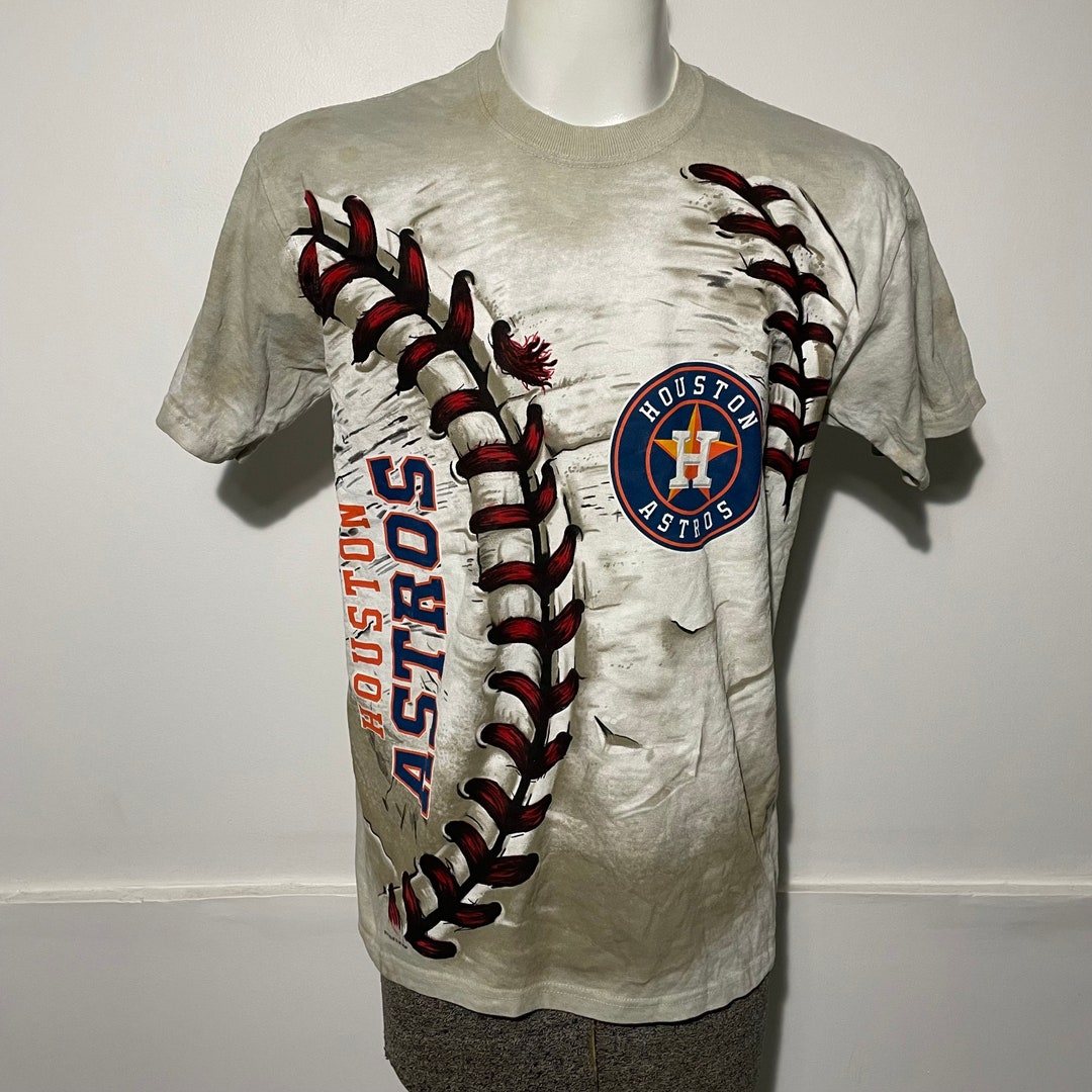 Vintage Dead Stock Houston Astros Tie Dye Tee M - Etsy
