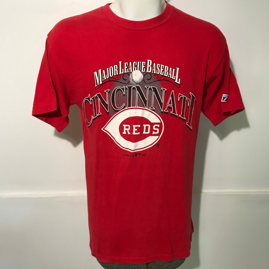 Vintage 1995 Cincinnati Reds Tee M - Etsy