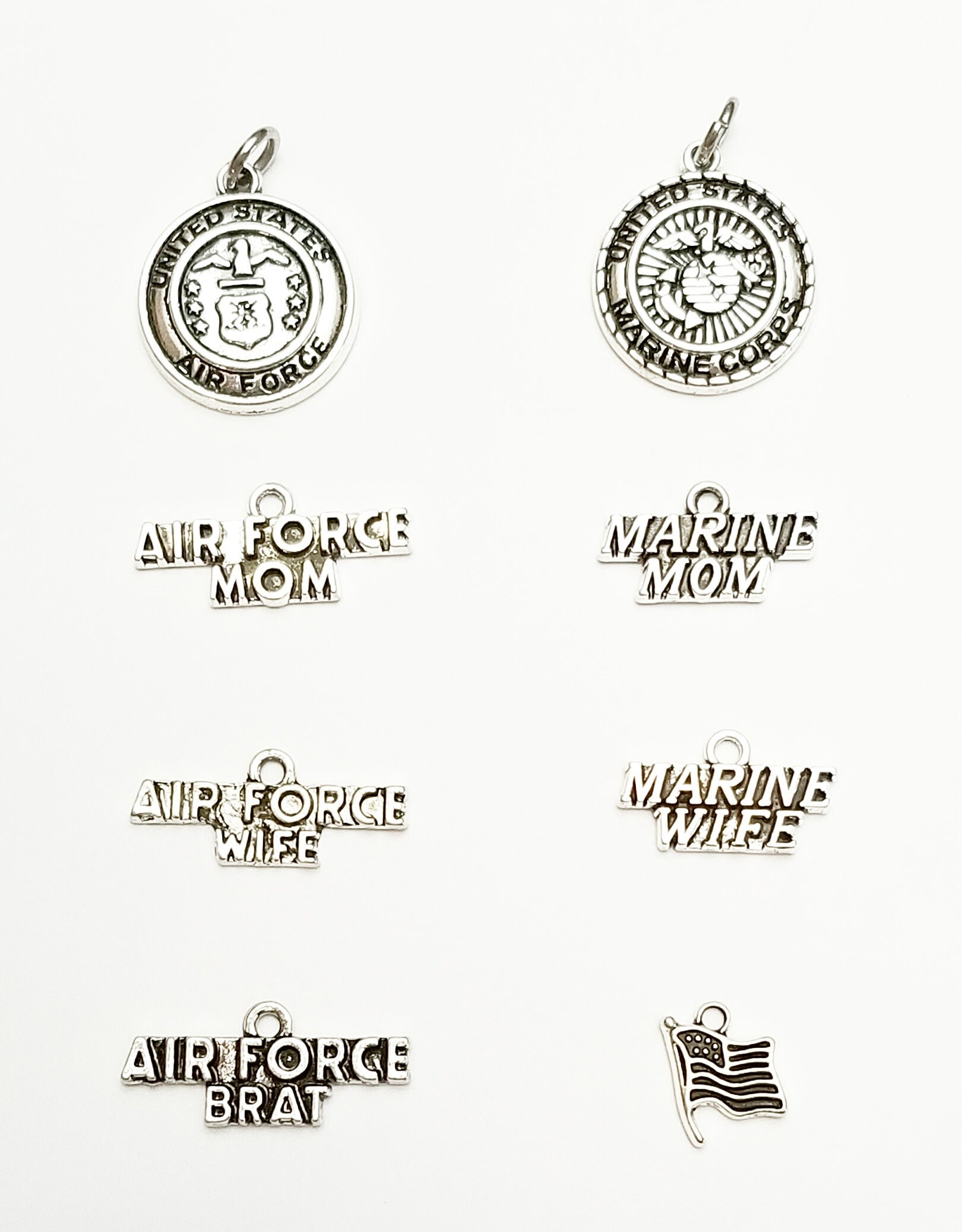 Military Charm Armed Forces Army Navy Air Force Marines Marine - Etsy