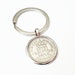 UK Lucky Sixpence Key Chain Heirloom Keyring Gifts for Men Birthday ...