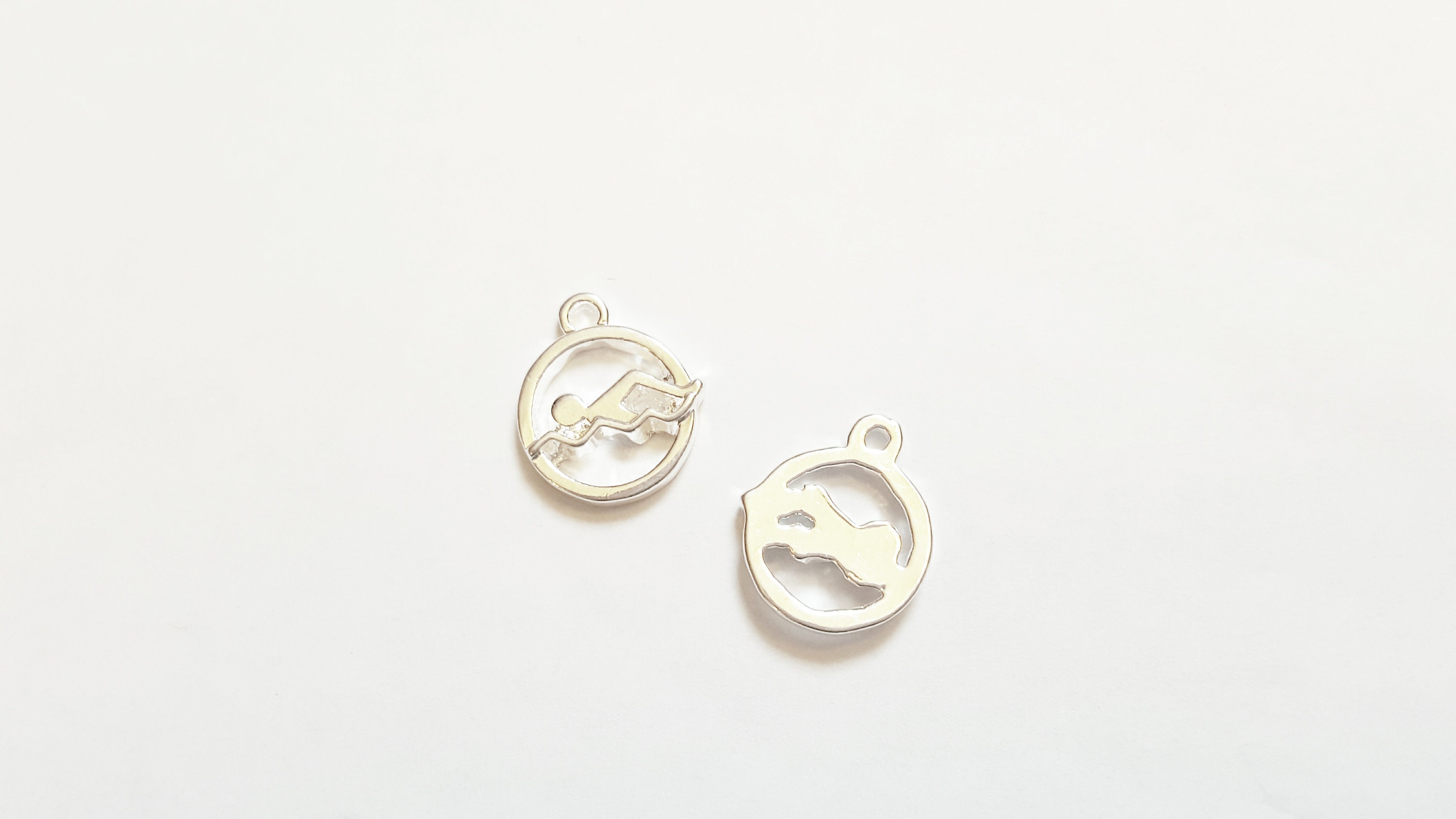 Swimming Charm Swimmer Freestyle I Love Swimming Swimmer Mom - Listing ...