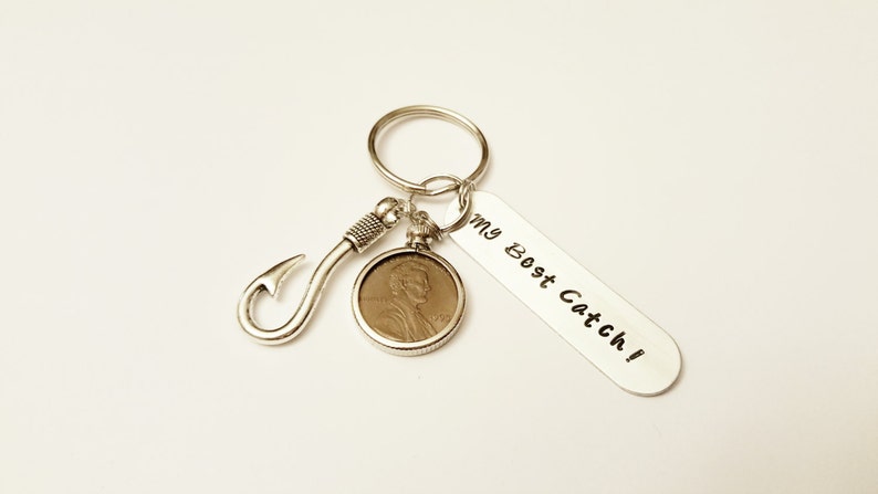 Personalized Penny Keychain Dog Tag Anniversary Birthday My - Etsy