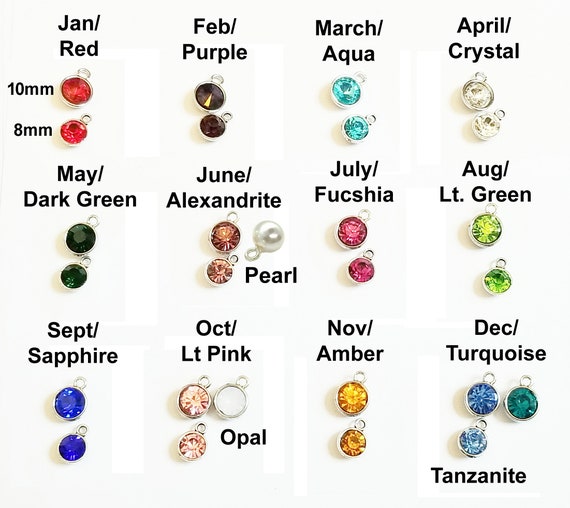 Birth Month Colors
