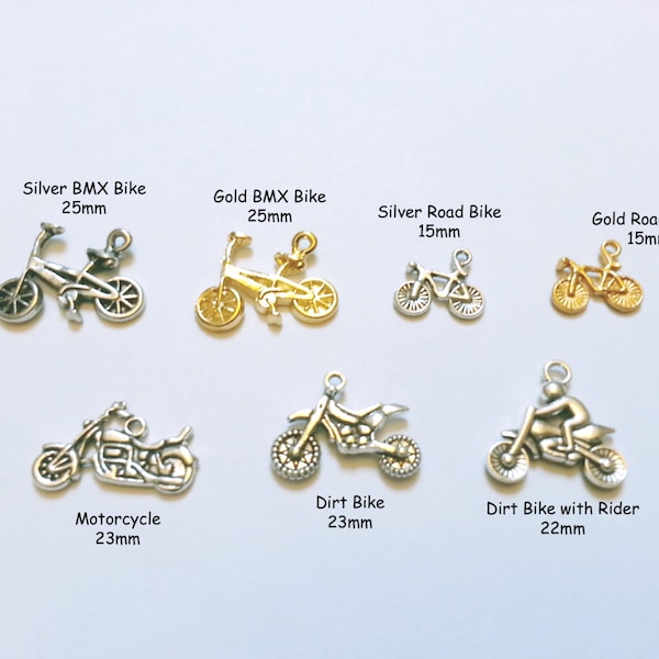 Dirt Bike Charm - Etsy