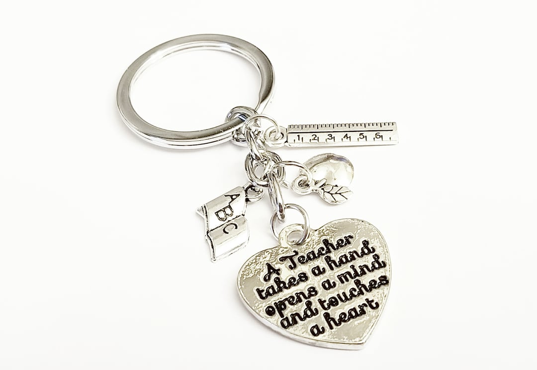 Teacher Appreciation Gift Key Chain Teacher's Week End of School Year ...