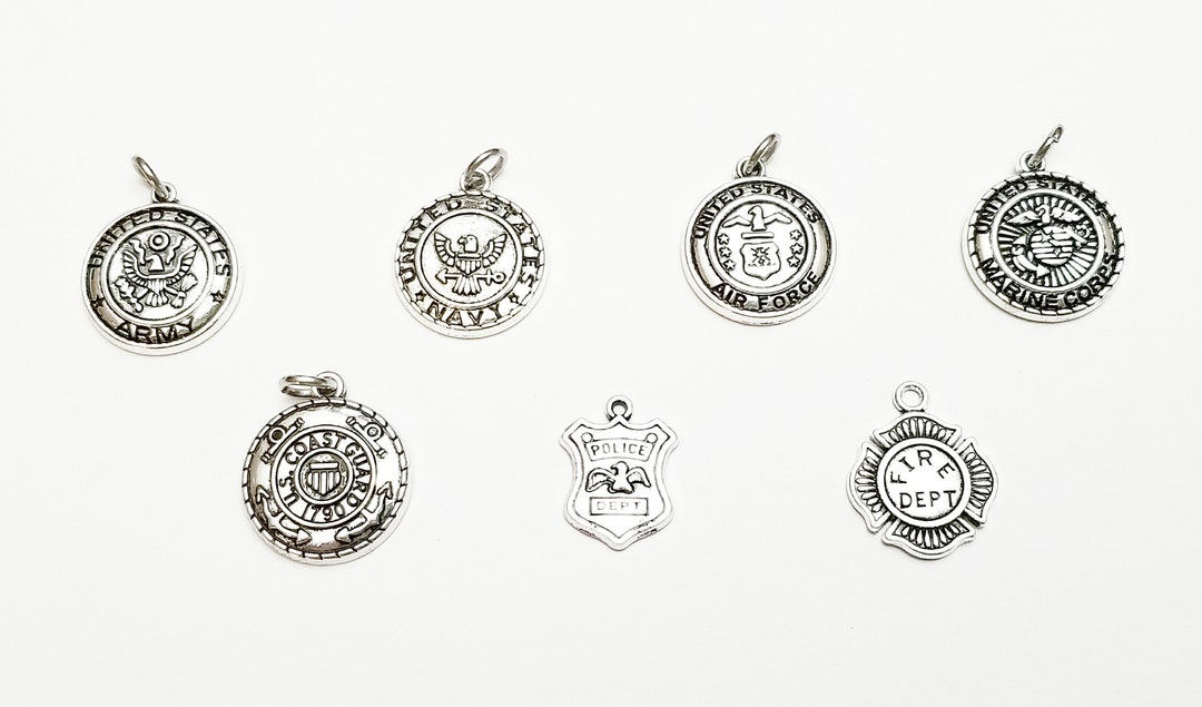 Military Charm Armed Forces Army Navy Air Force Marines Marine Corps ...