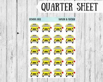 School bus stickers | Etsy