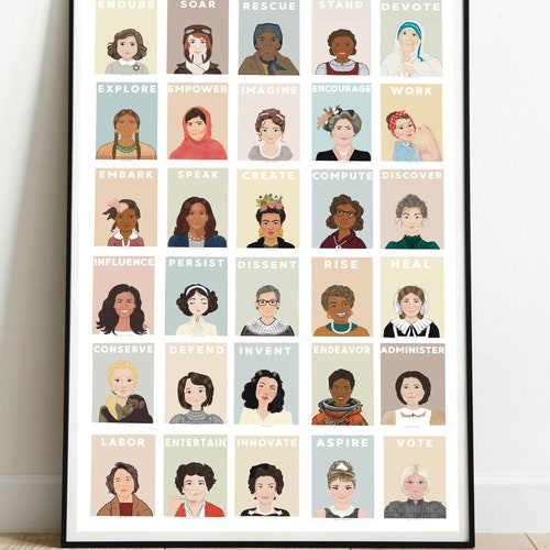 Jane Goodall Women in History Print/poster unframed - Etsy