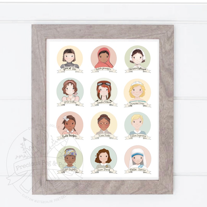 Influential Women in History Digital Printable - Etsy