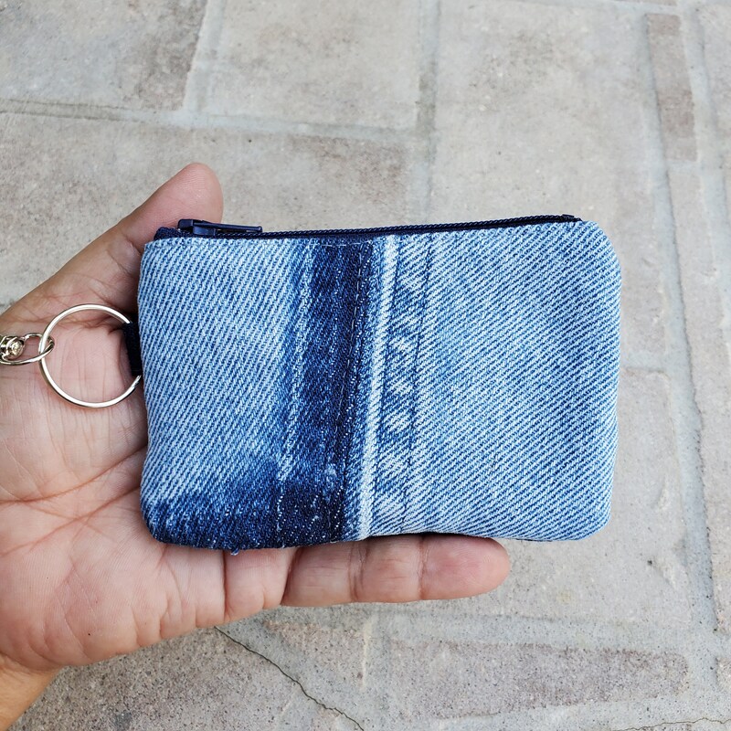 Denim Keychain - Etsy