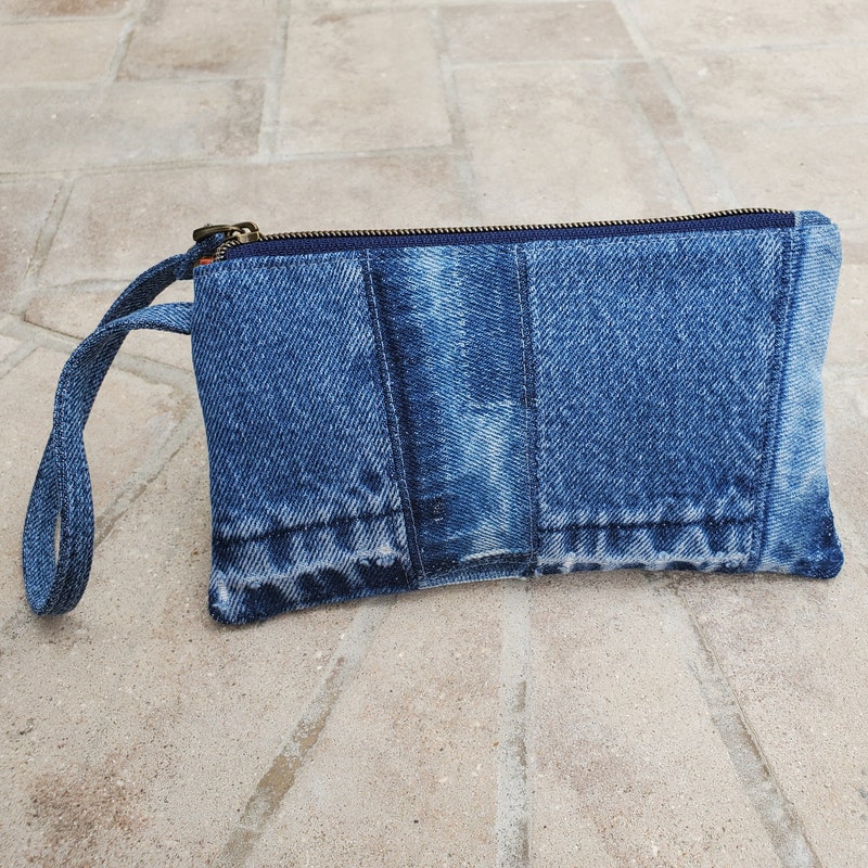 Denim Pouch - Etsy