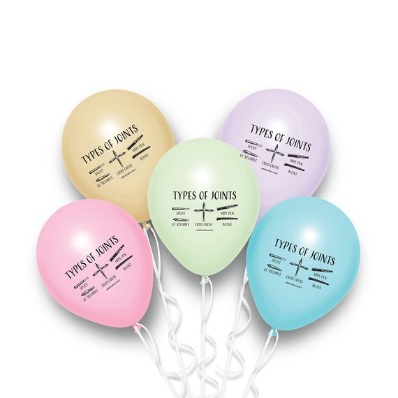 Types of Joints Cannabis Party Balloon - Etsy