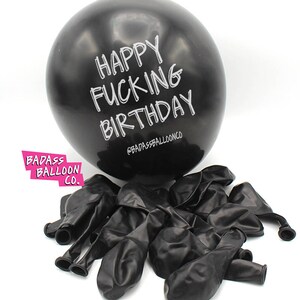 Badass Birthday Balloon Pack by Badass Balloon Co. Badass Balloons for ...