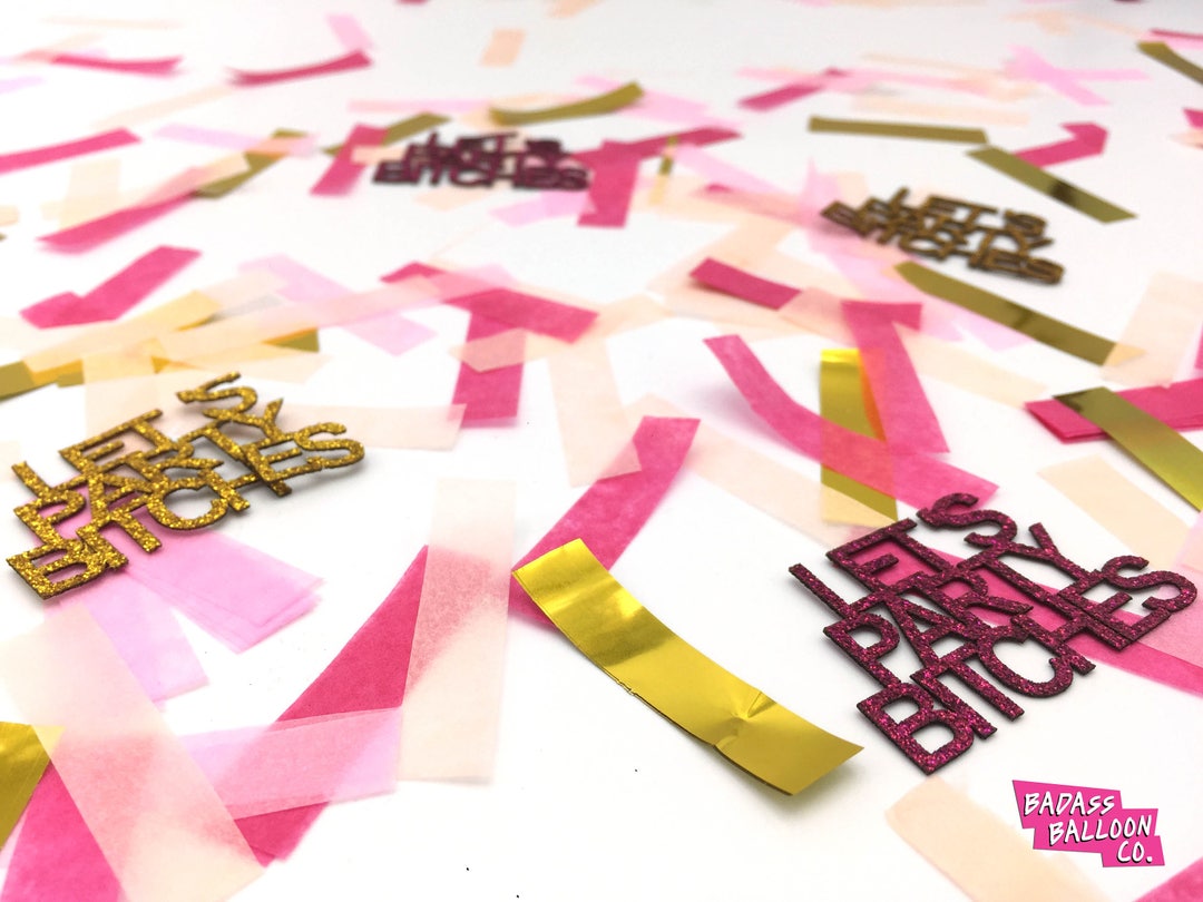 Badass Confetti. Custom Designed Glitter Confetti for Birthday and ...