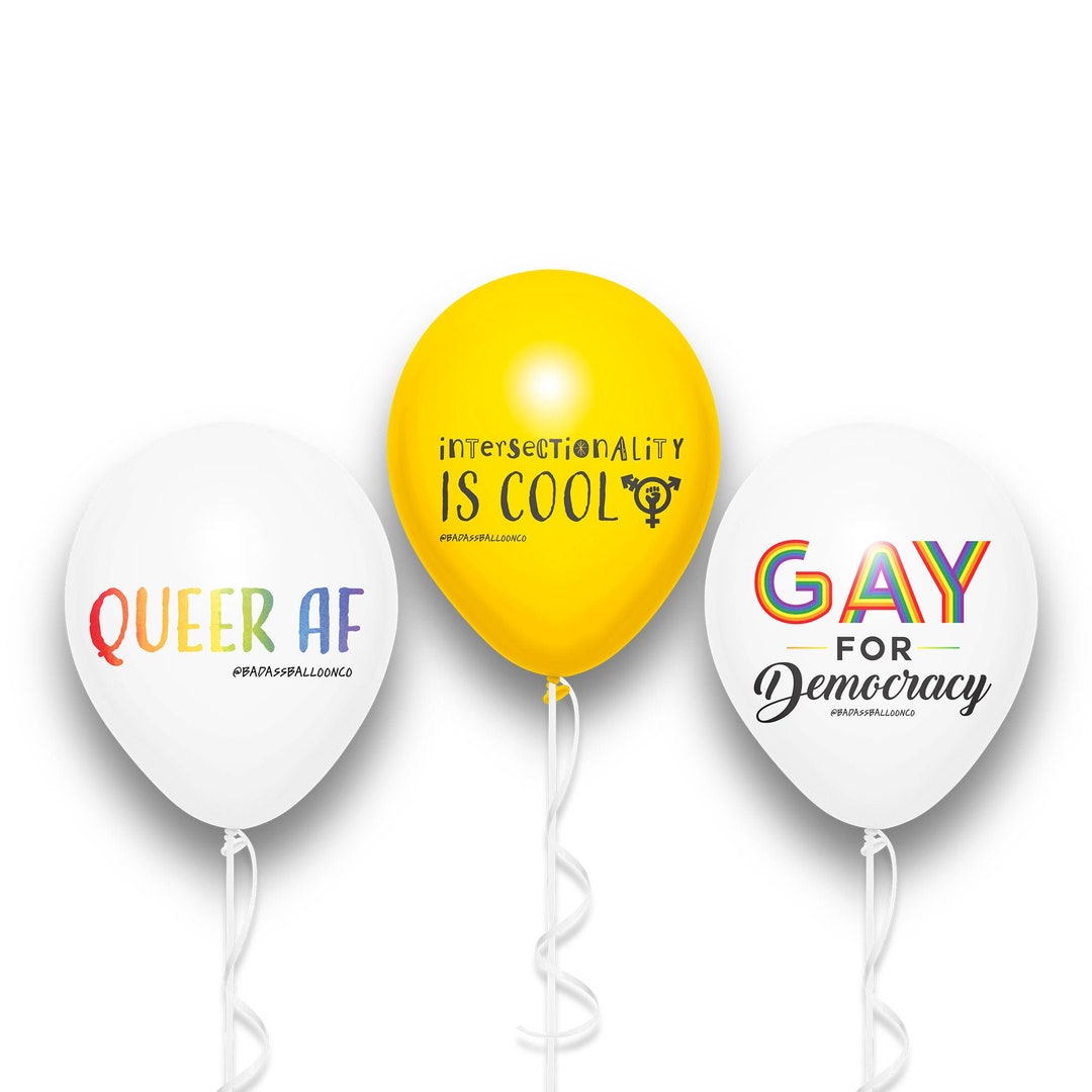 Gay Pride Activism Collection by Badass Balloons LGBTQ Pride Month ...