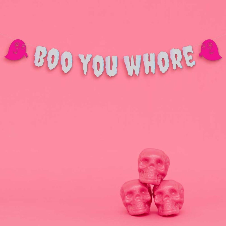 Boo You Whore Mean Girls Party Banner Etsy