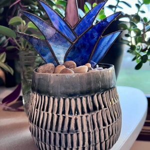 Purple Agave Stained Glass - Etsy