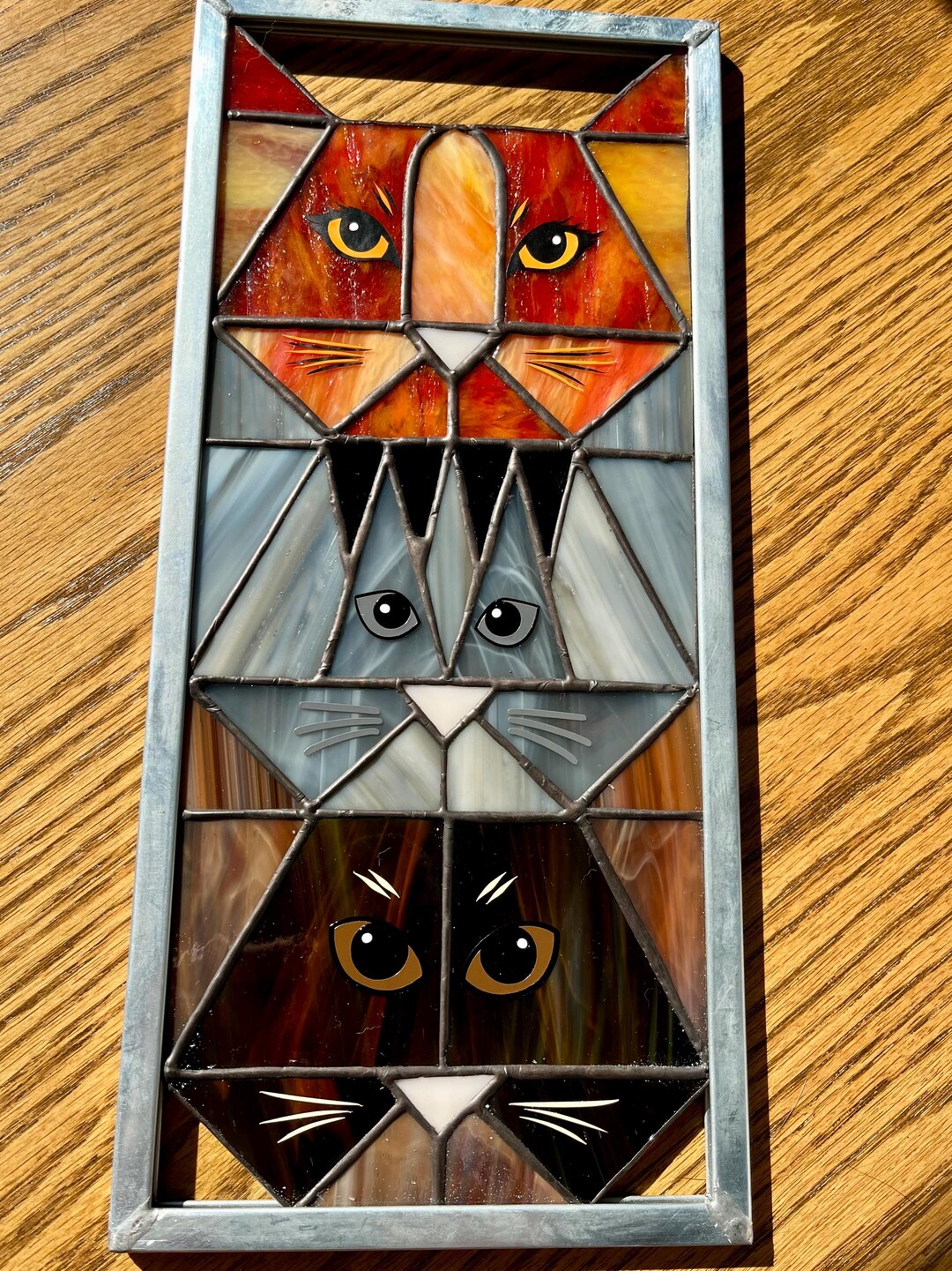 Geometric Cats - Etsy