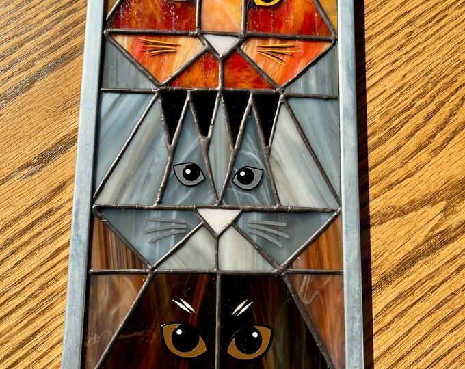 Geometric Cats - Etsy