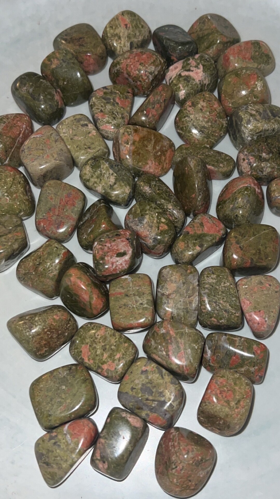 Tumbled Unakite - Etsy