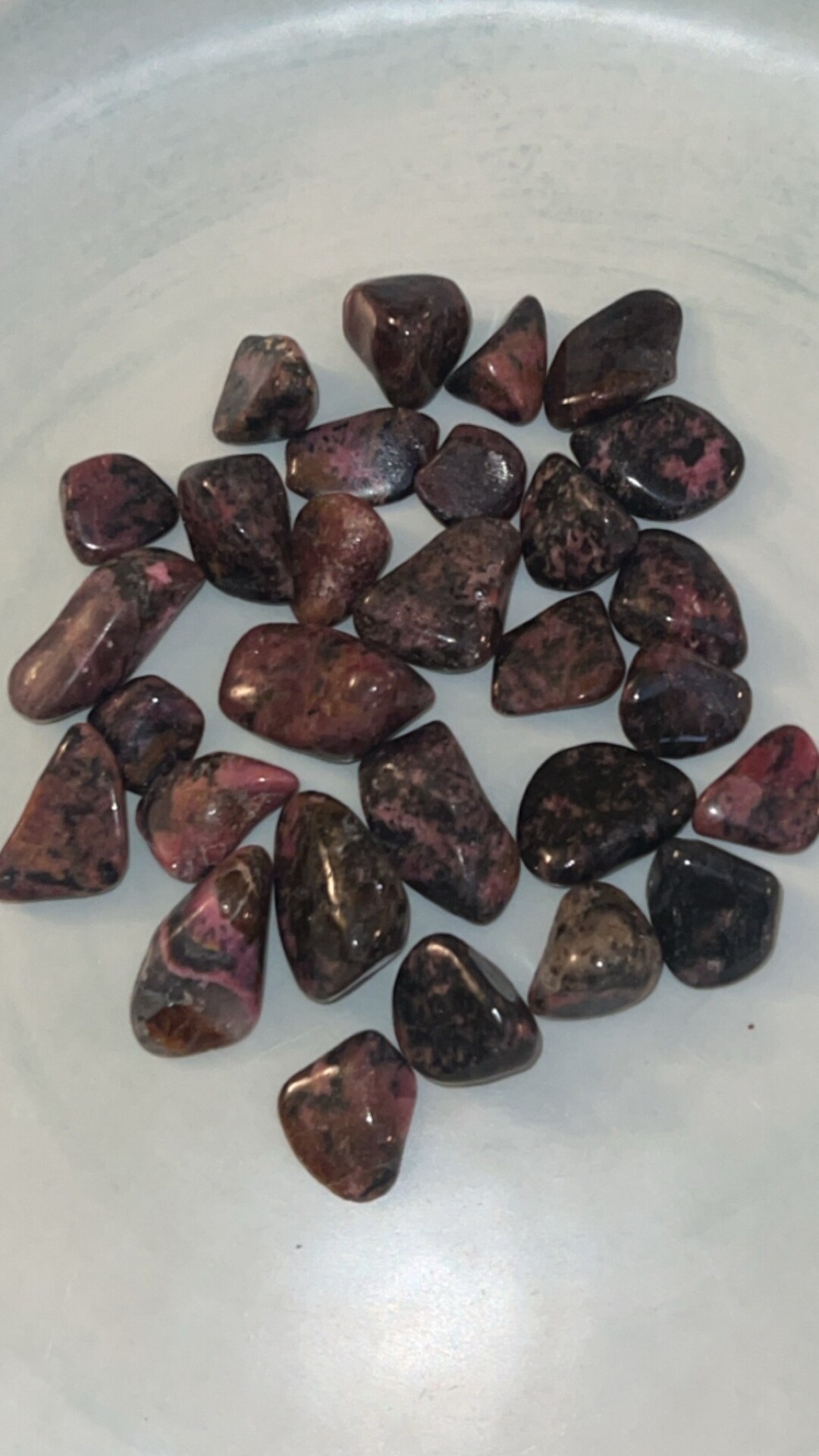 Tumbled Rhodonite - Etsy