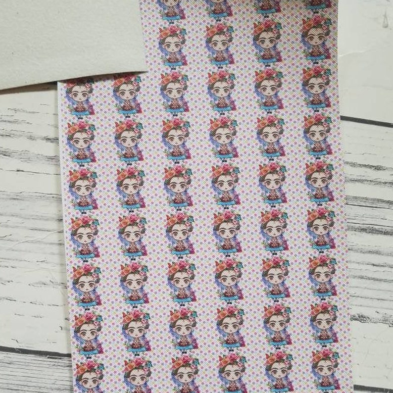 Faux Leather Mexican Fake Sheets to Make Earrings Bow 7.5-8x11.5 Concha ...