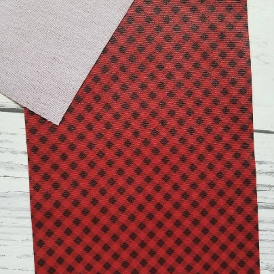 Faux Leather Sheets Pattern Checkered 8x11 fake leather to | Etsy