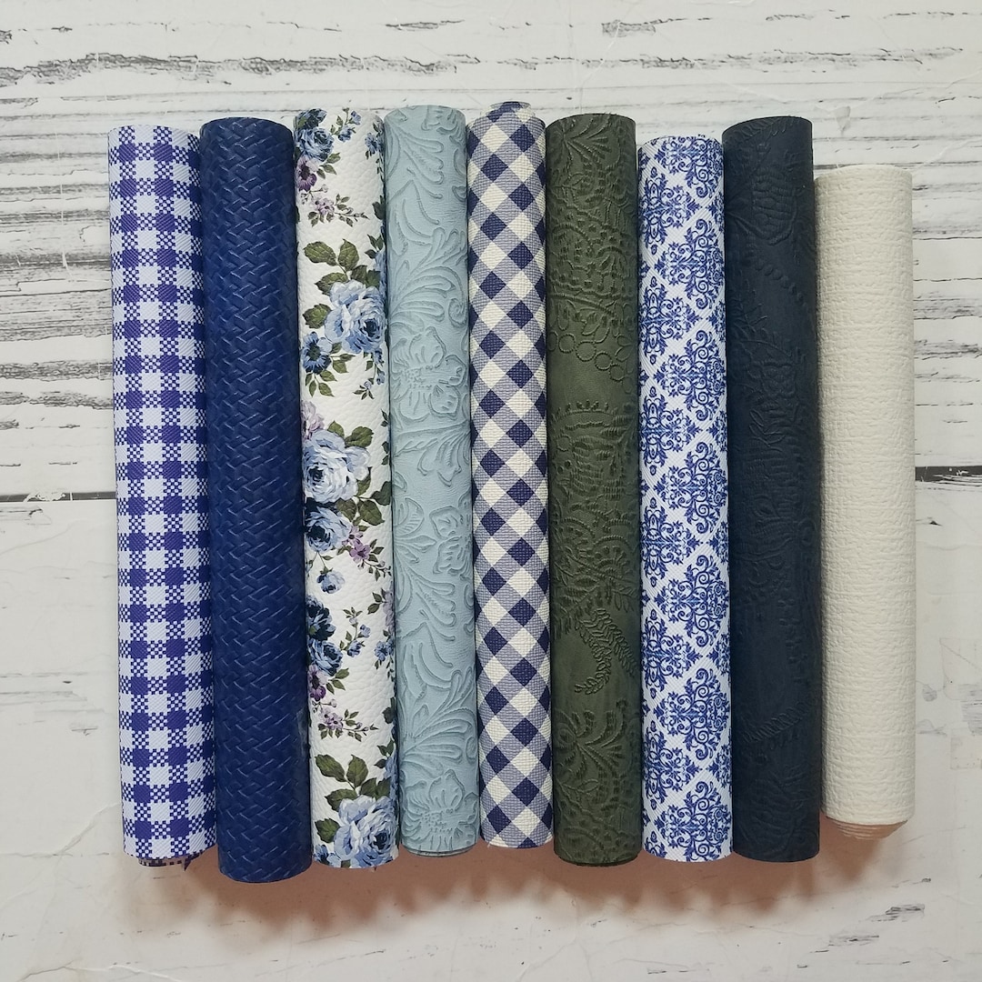 Faux Leather Sheets Pattern Fake Leather to Make Earrings Hair Bows Die ...