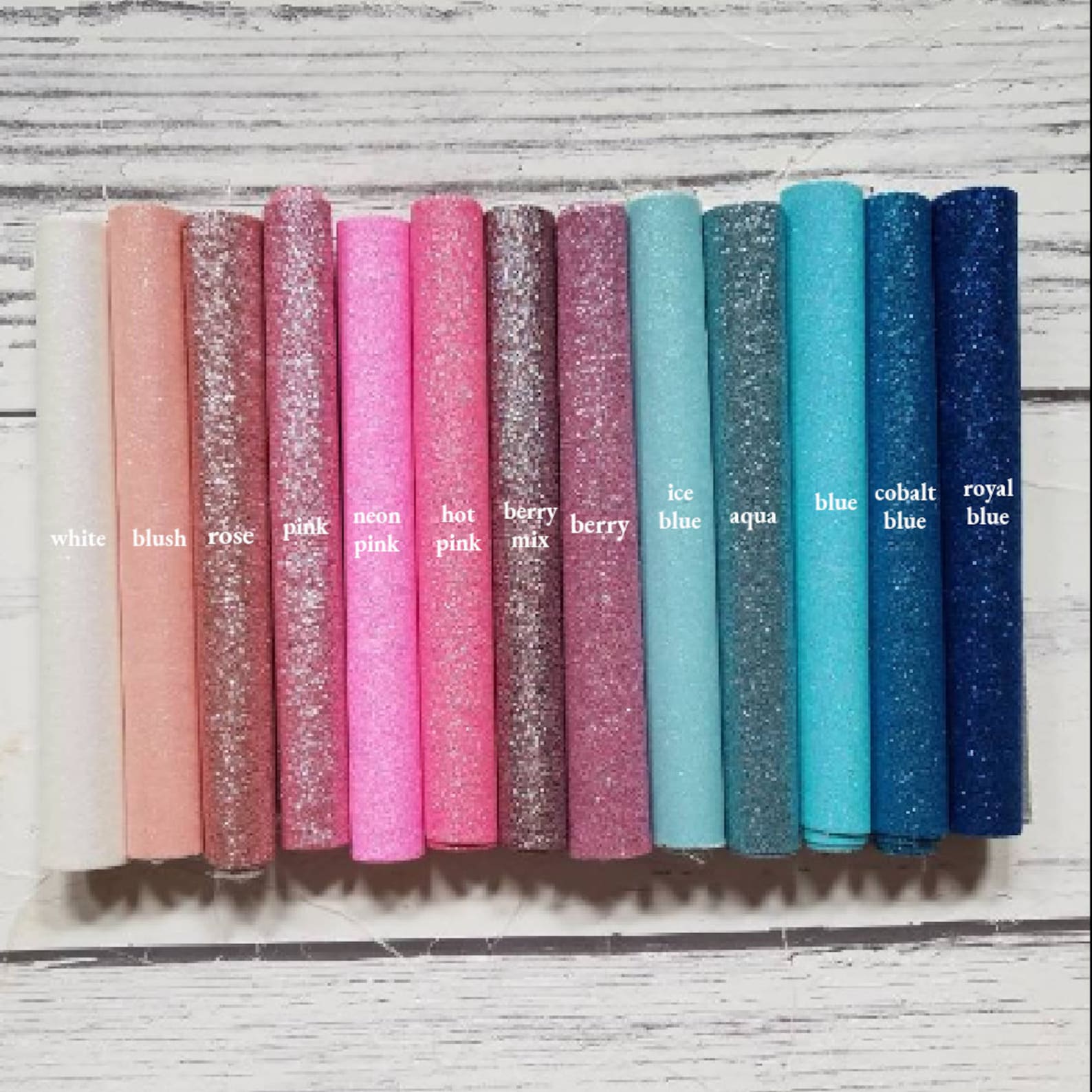 GLITTER Sheets 7.75"x12.75" 27 Colors Available - Sparkle THIN Fine ...
