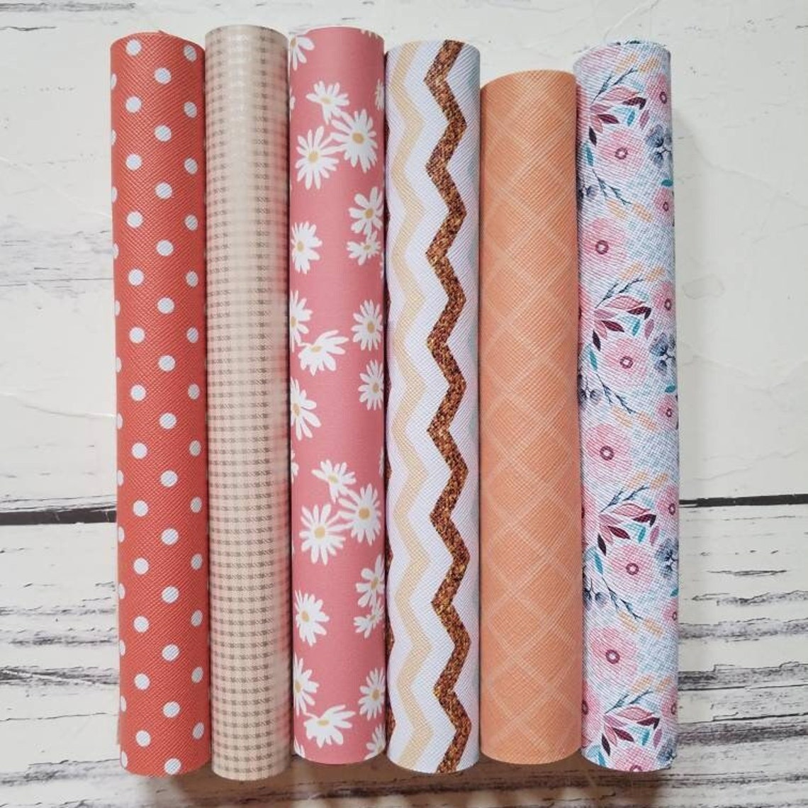 Faux Leather Sheets 6 Sheet Fake BUNDLE to Make Earrings Hair Bows Die ...