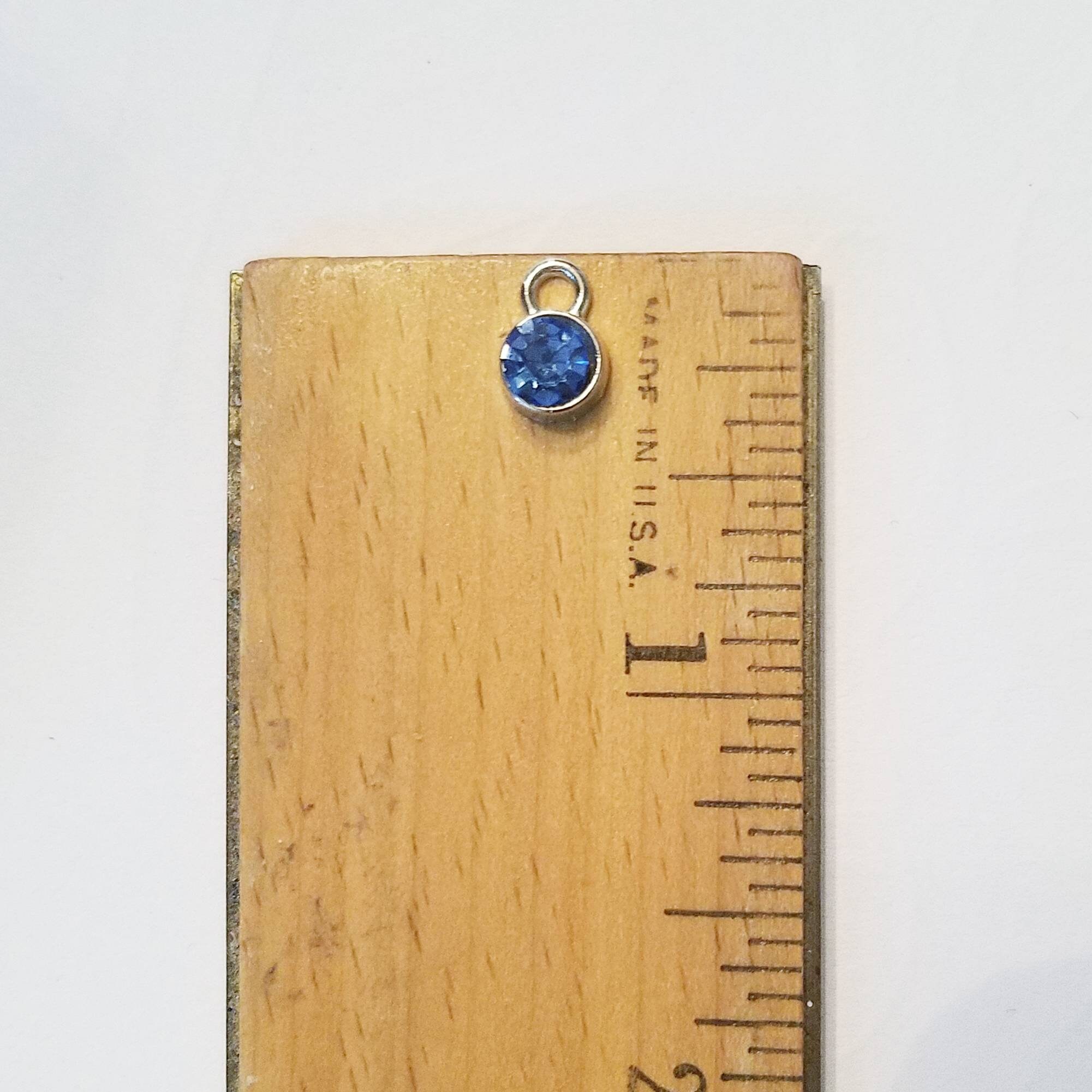 Small Birthstone Charms 12 Months Color Add on Diy Jewelry | Etsy