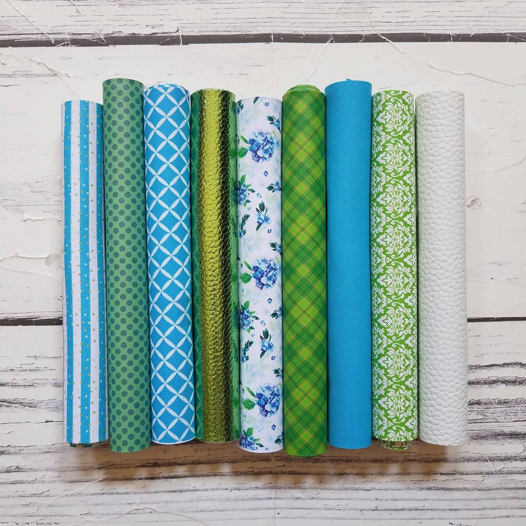 Faux Leather Sheets Pattern Fake Leather to Make Earrings Hair Bows Die ...