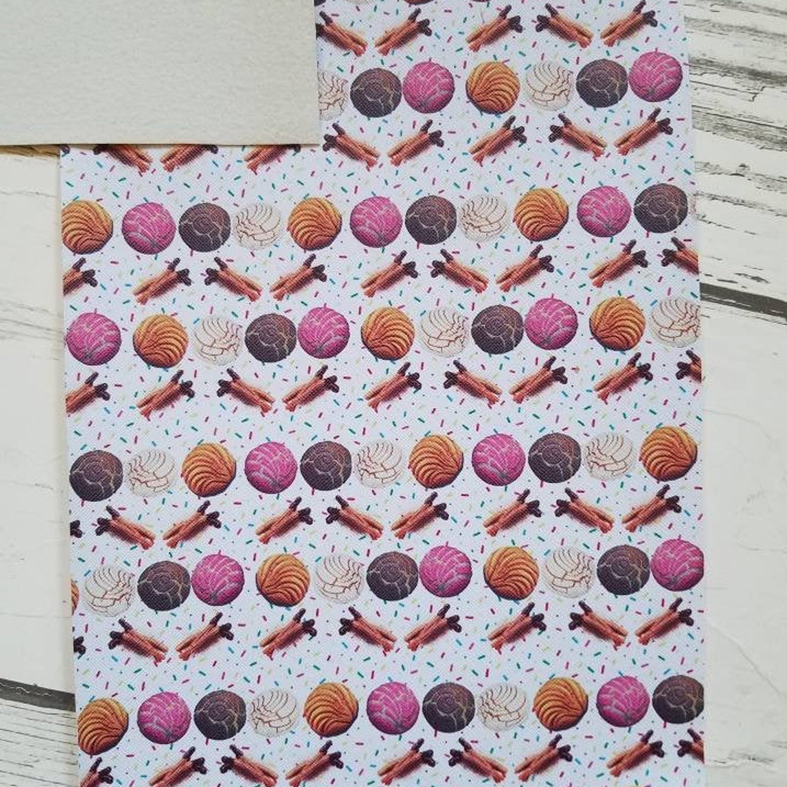 Faux Leather Mexican Fake Sheets to Make Earrings Bow 7.5-8x11.5 Concha ...