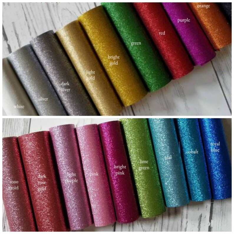 Glitter Sheets 7.75x12.5 Fine Thin GLITTER to Make - Etsy