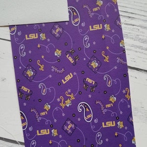 Faux Leather Sheets LSU Fake Leather to Make Earrings Bows Sports ...