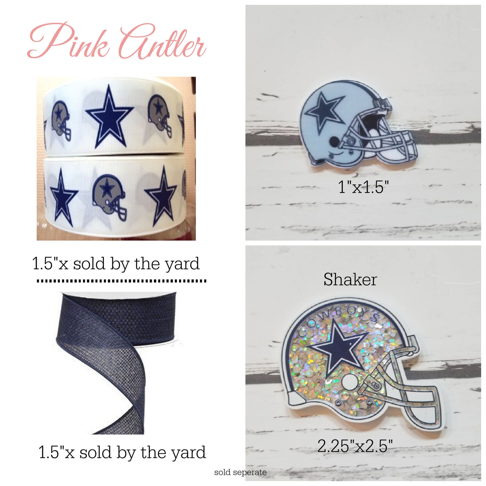 Faux Leather Sheets Fake Dallas Cowboys Football Team to Make Earrings ...
