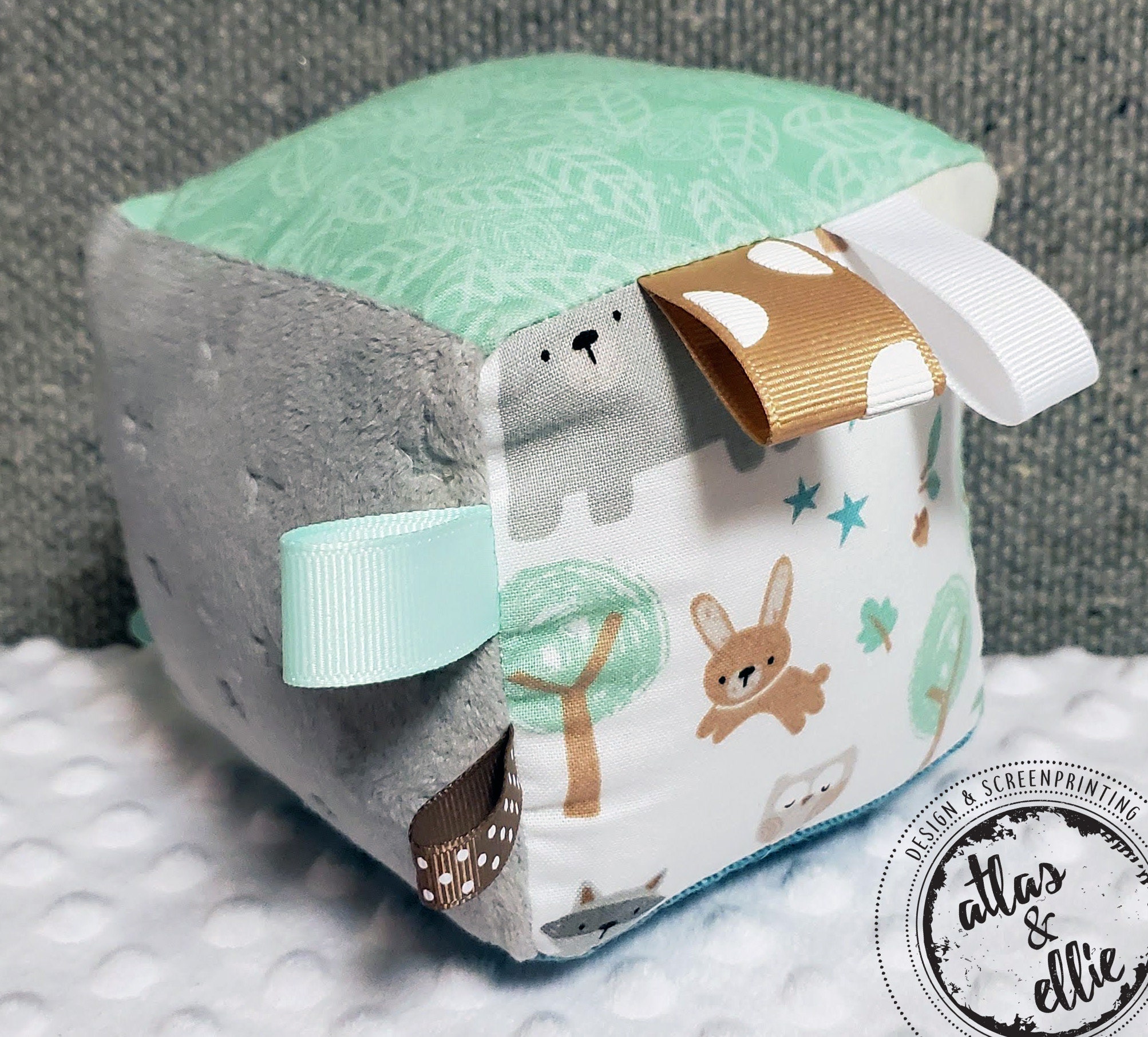 Soft baby block, Sensory baby toy, teething toy, sensory block, baby ...