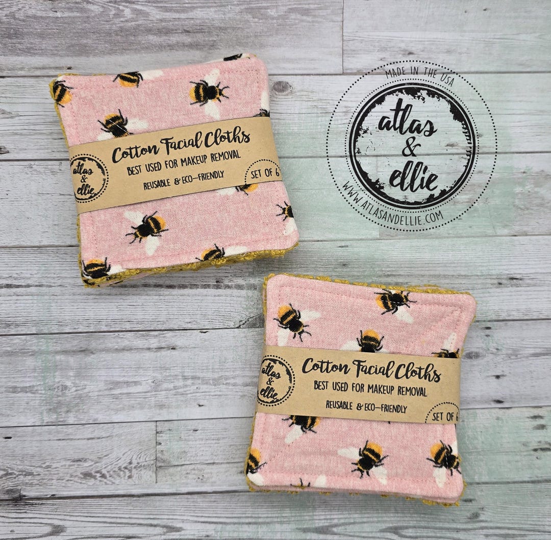 BEE Reusable Facial Cloths for Makeup Removal Be More Eco-friendly ...